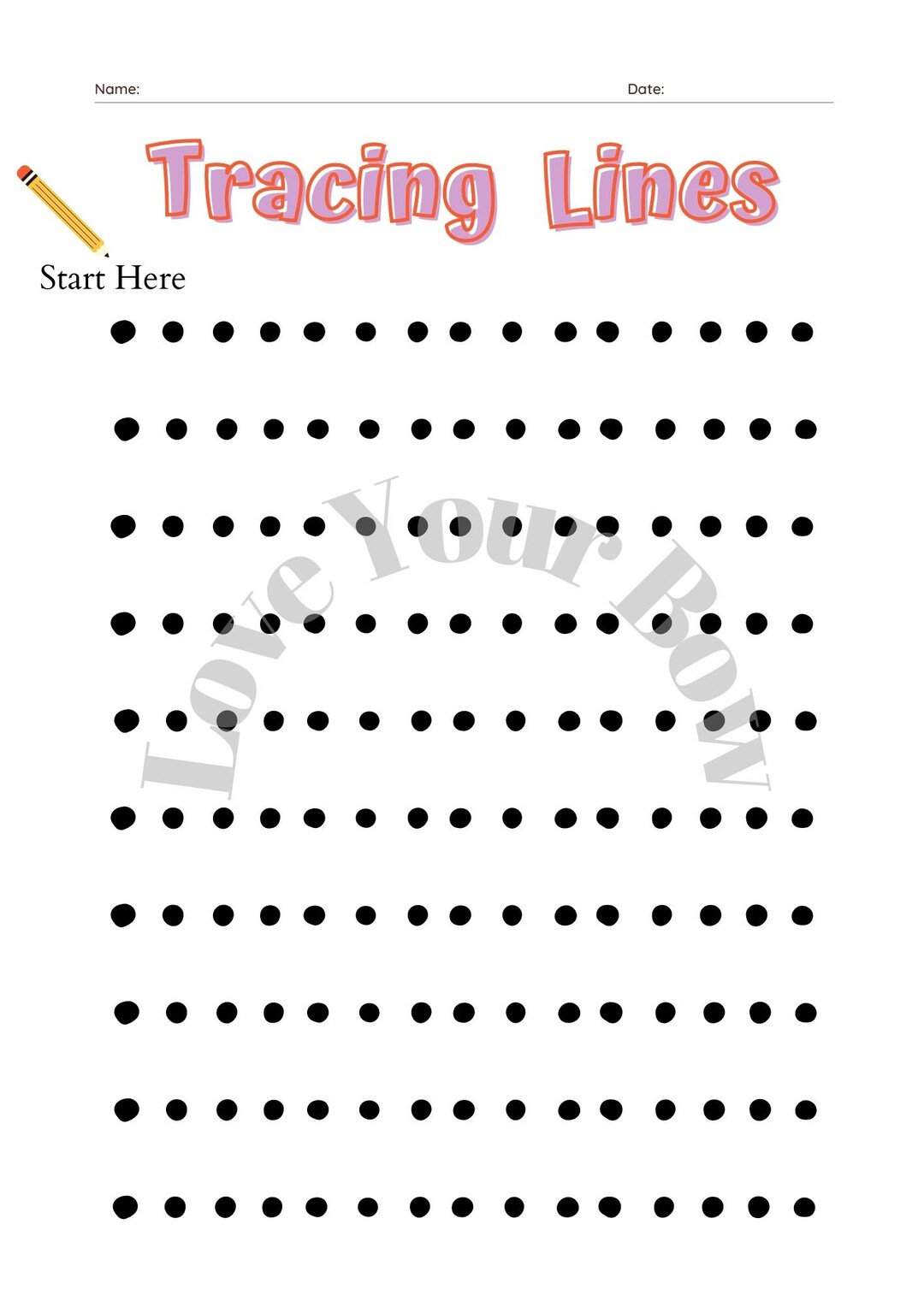 60 Pages-tracing Lines and Alphabet Activity Sheets watermark Removed ...