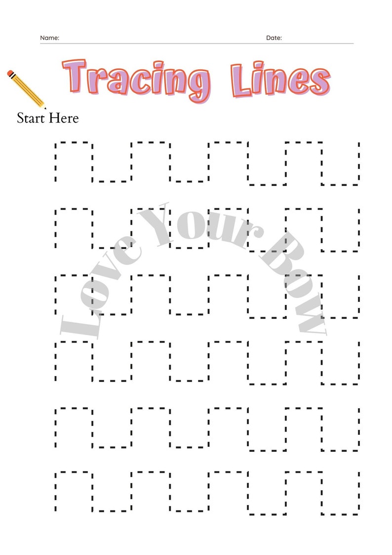 60 Pages-tracing Lines and Alphabet Activity Sheets (watermark Removed ...