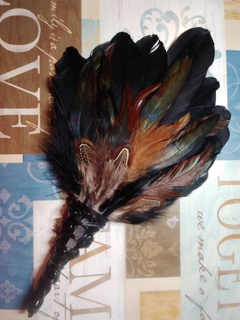 Beautiful Goose With Rooster Smudge Feathers Peacock Smudge - Etsy