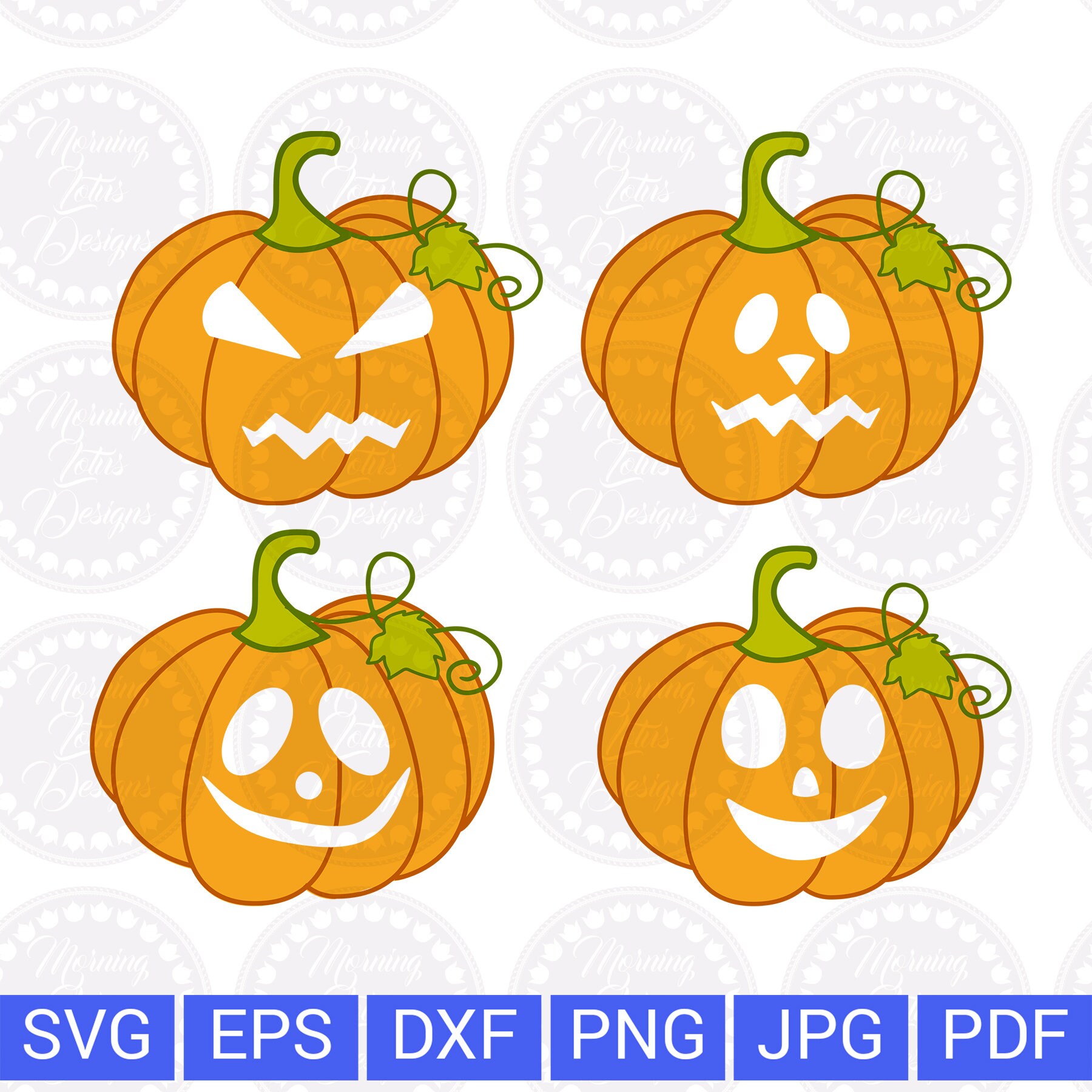Pumpkin Svg Pumpkin Faces Svg Halloween Svg Thanksgiving Svg - Etsy