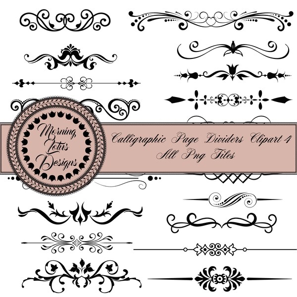 Clip Art Dividers - Etsy
