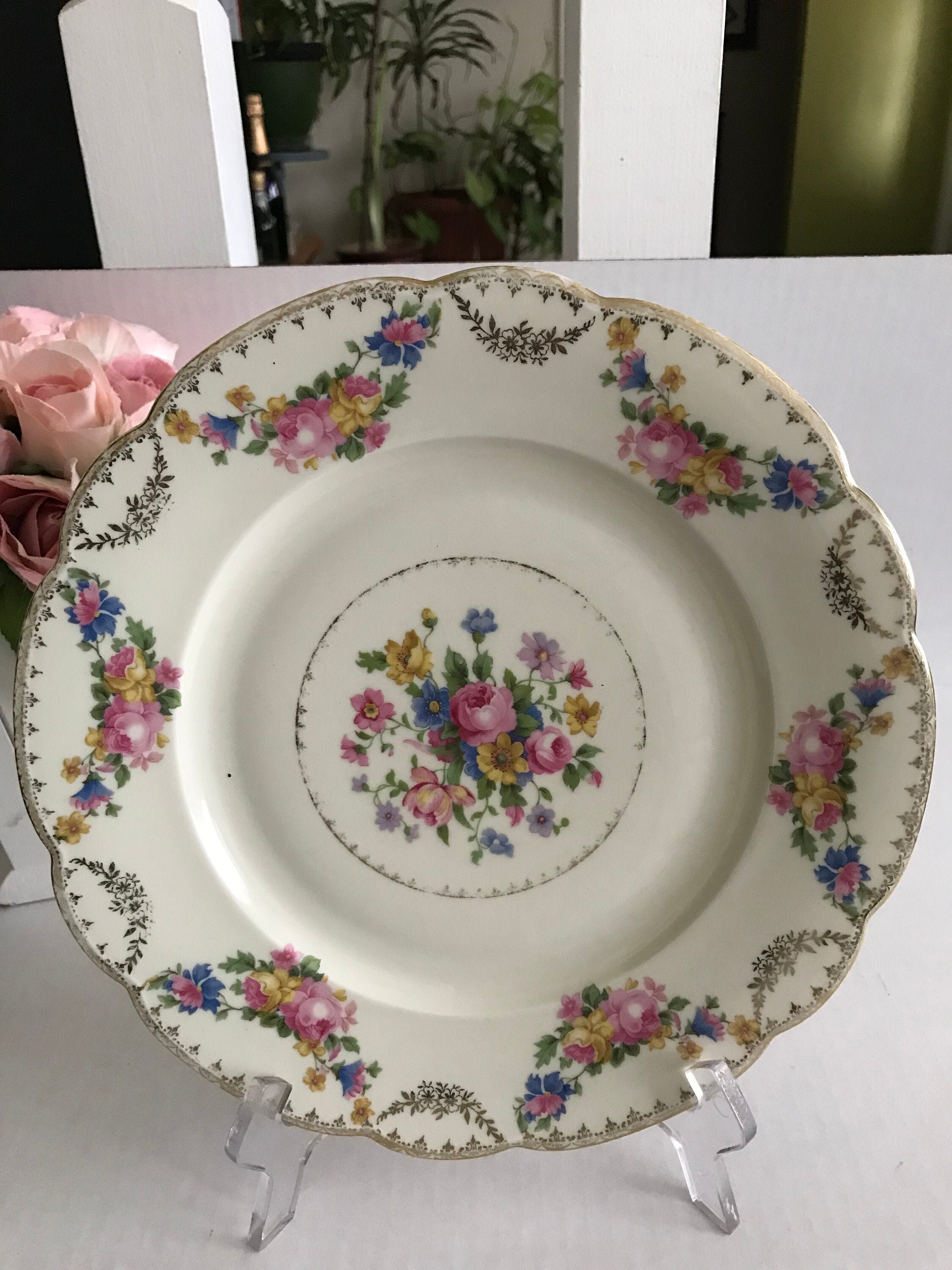 Vintage HW Czechoslovakia salad plates Home & Living Plates etna.com.pe