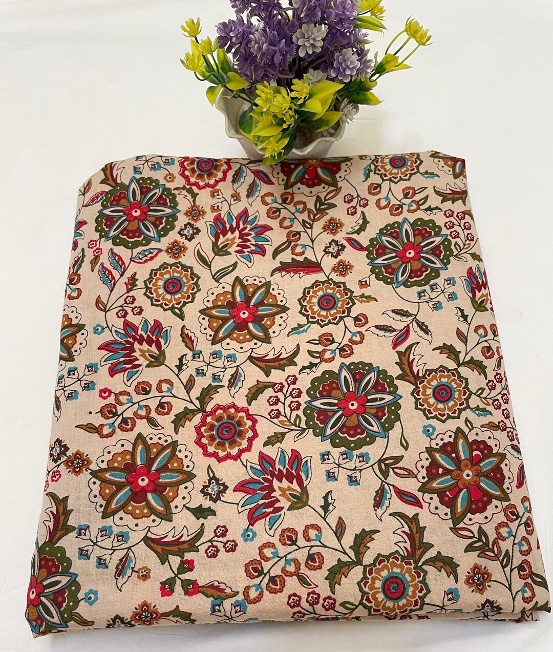 Dabu Print Fabric , Sustainable Fashion, 100% Cotton, Dress Material by ...