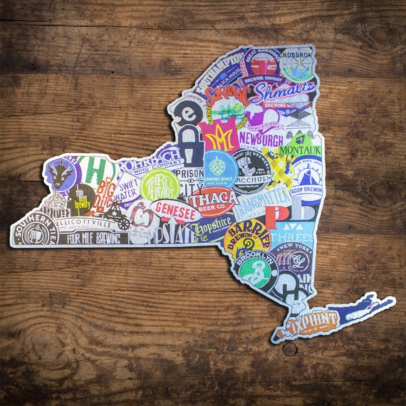 Craft Beer Wall Map
