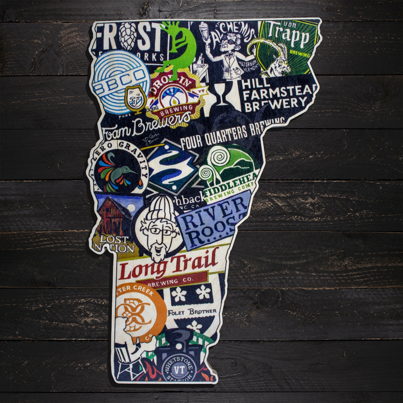 The Beer Maltin State | Vermont Craft Beer Signs | Man Cave, Wall Art ...