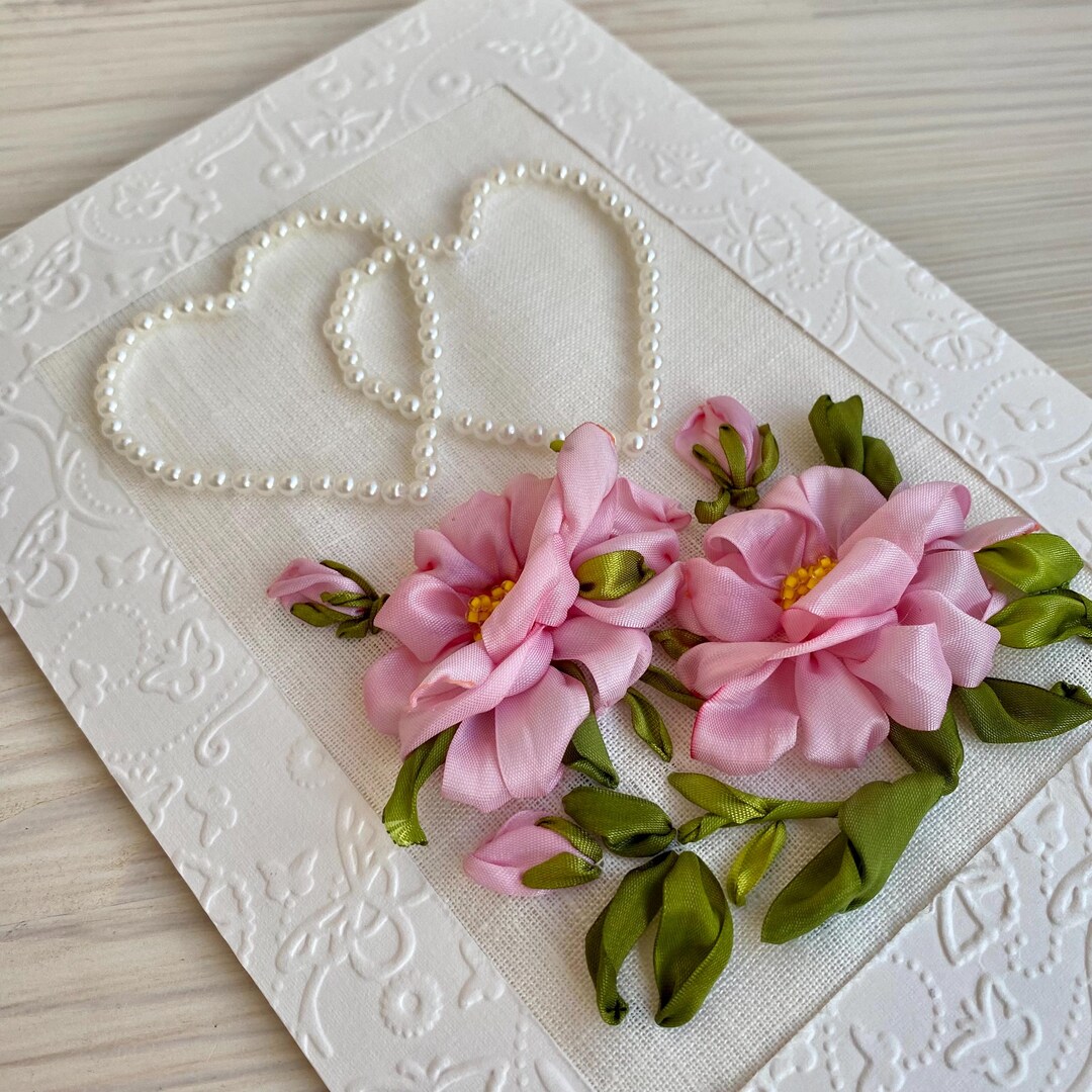 Pearl Wedding Card 30 Years | 30th Wedding Anniversary Card | Ribbon ...