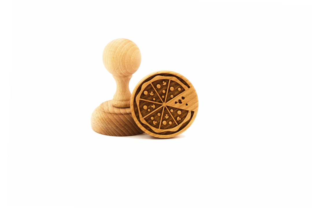 PIZZA Engraved Stamp, Cookie Stamp, Laser Stamp, Baking Gift - Etsy