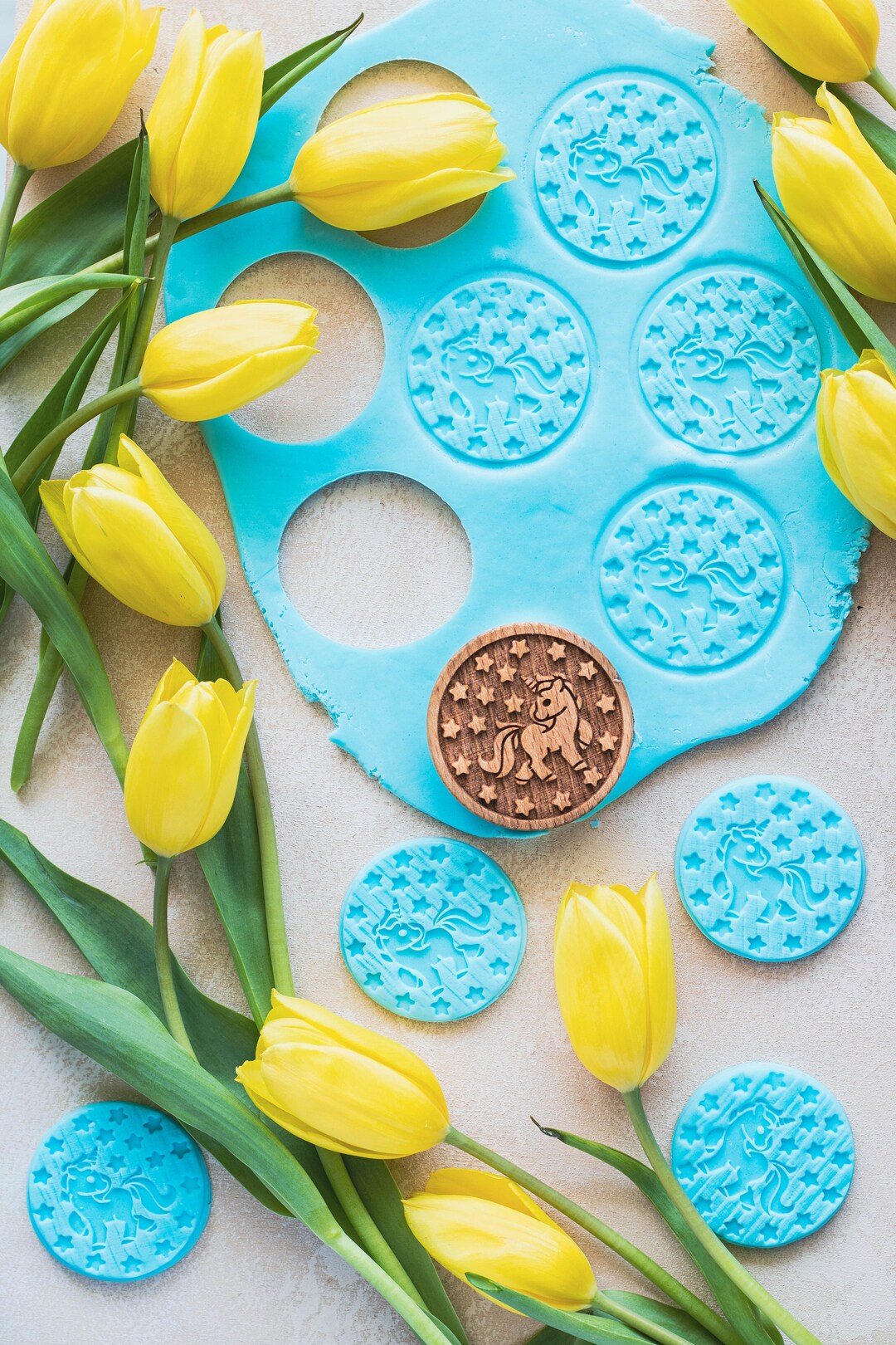 UNICORN Engraved Stamp, Cookie Stamp, Laser Stamp, Baking Gift - Etsy