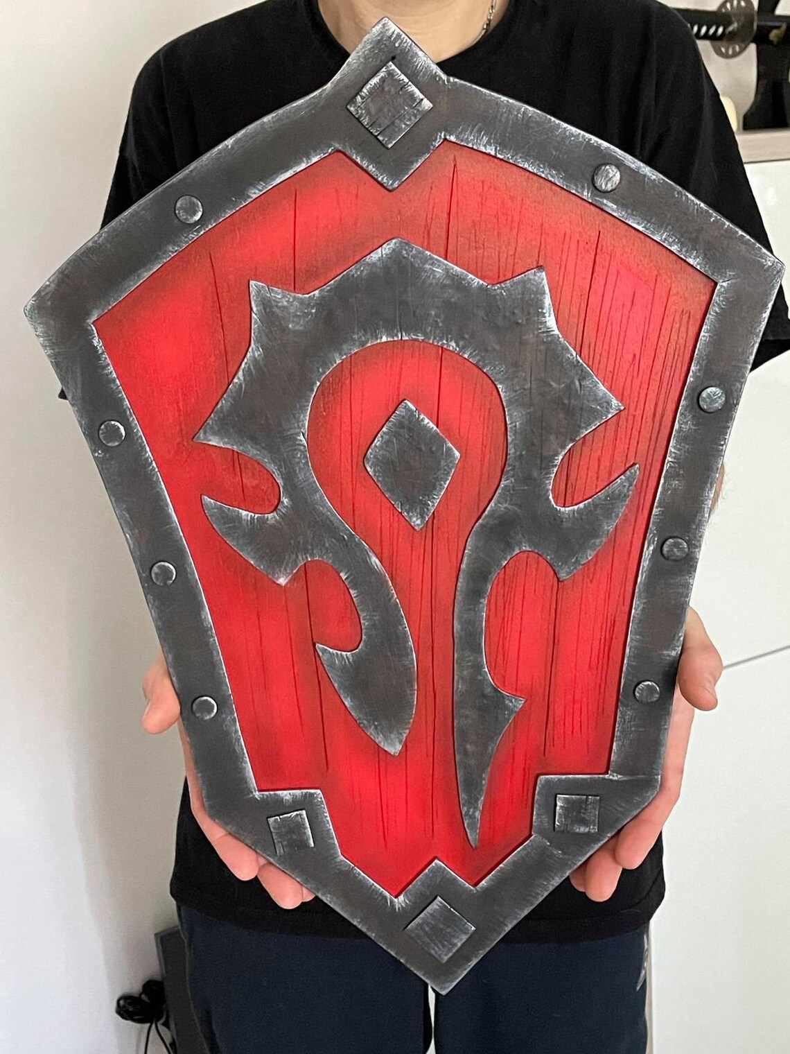 Horde shield fanart handmade | Etsy