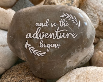 Inspirational Rock Engraved Word Rocks I'm Mostly Peace - Etsy
