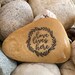 Inspirational Rock, Engraved Word Rocks, Love Lives Here Engraved ...