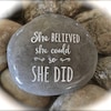 Engraved Rock You Rock Inspirational Stone - Etsy