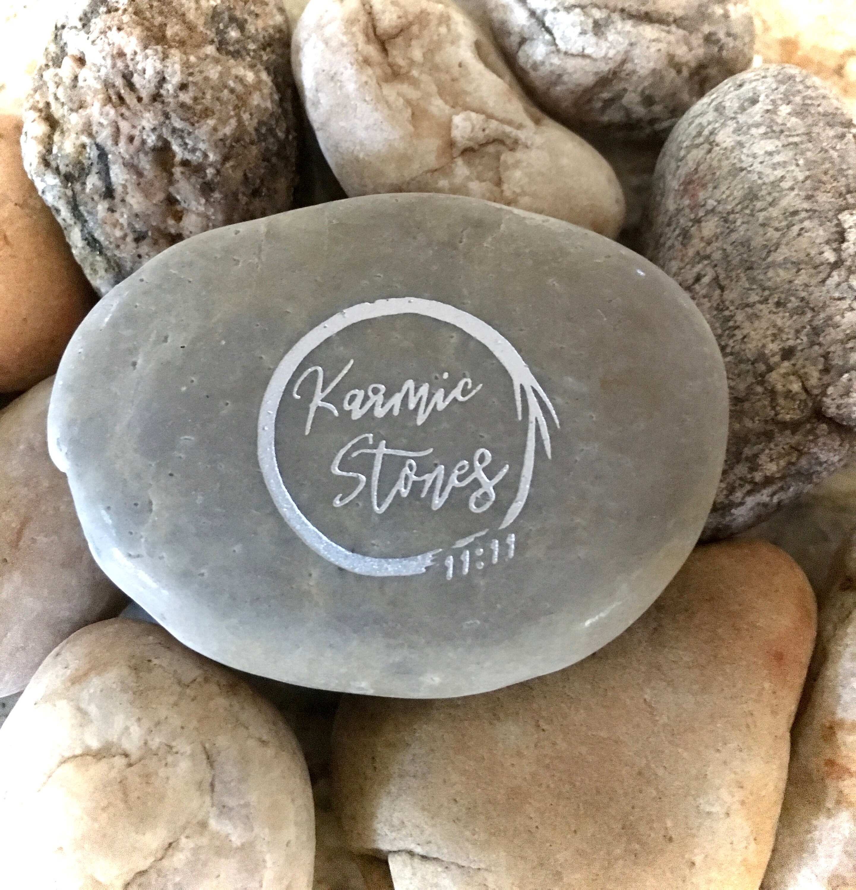 Engraved Rock Follow Your Heart Inspirational Rocks - Etsy