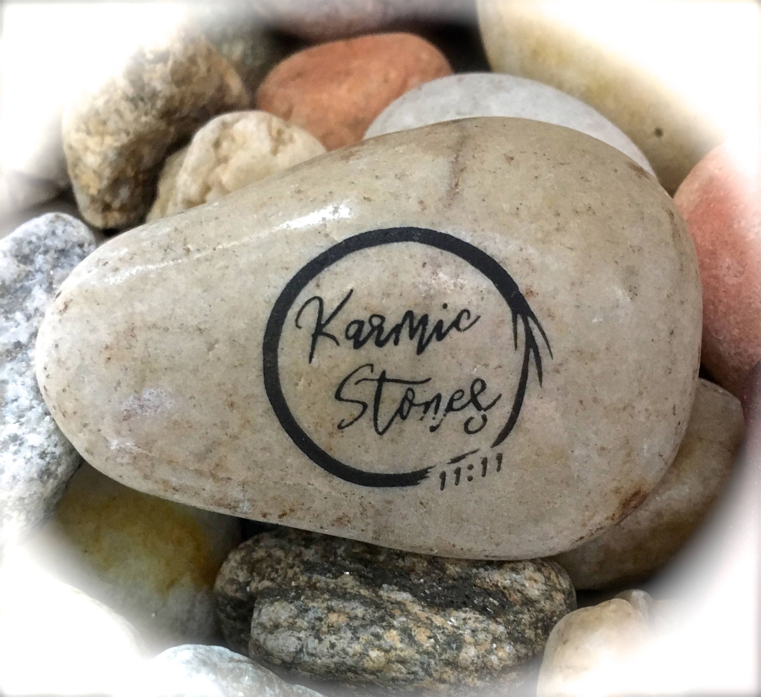 Inspirational Rock Engraved Word Rocks A Teacher Nourishes | Etsy