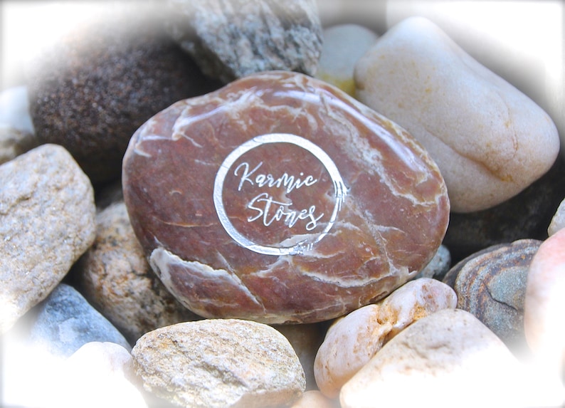 Inspirational Rock, Engraved Word Rocks, Grow A Pair ~ Engraved Rock - Etsy