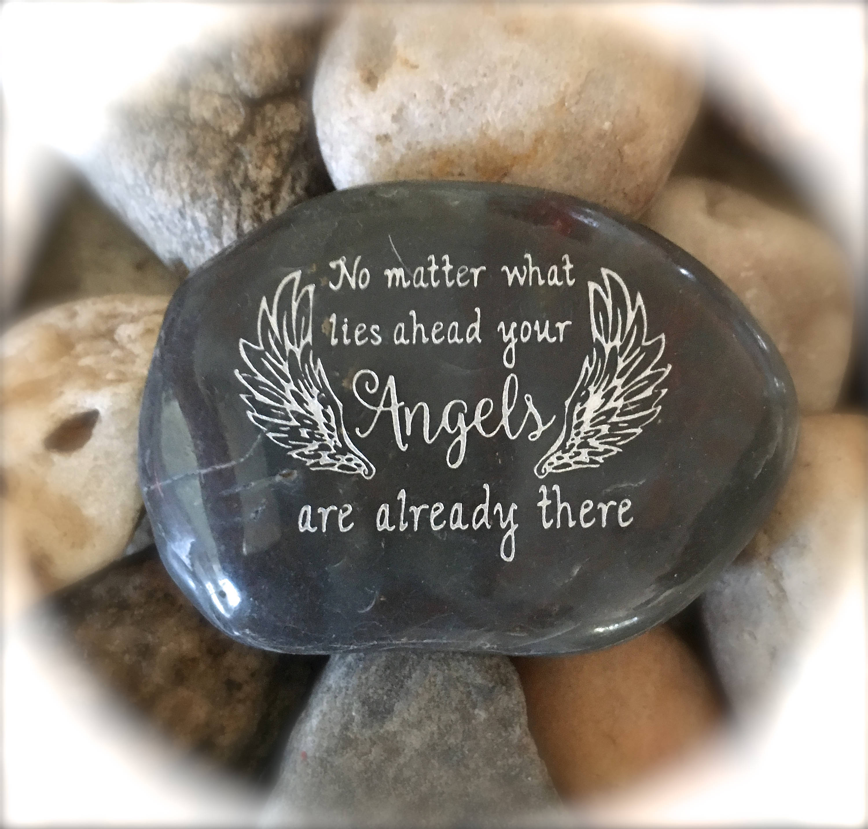 Inspirational Rock Engraved Word Rocks No Matter What Lies - Etsy