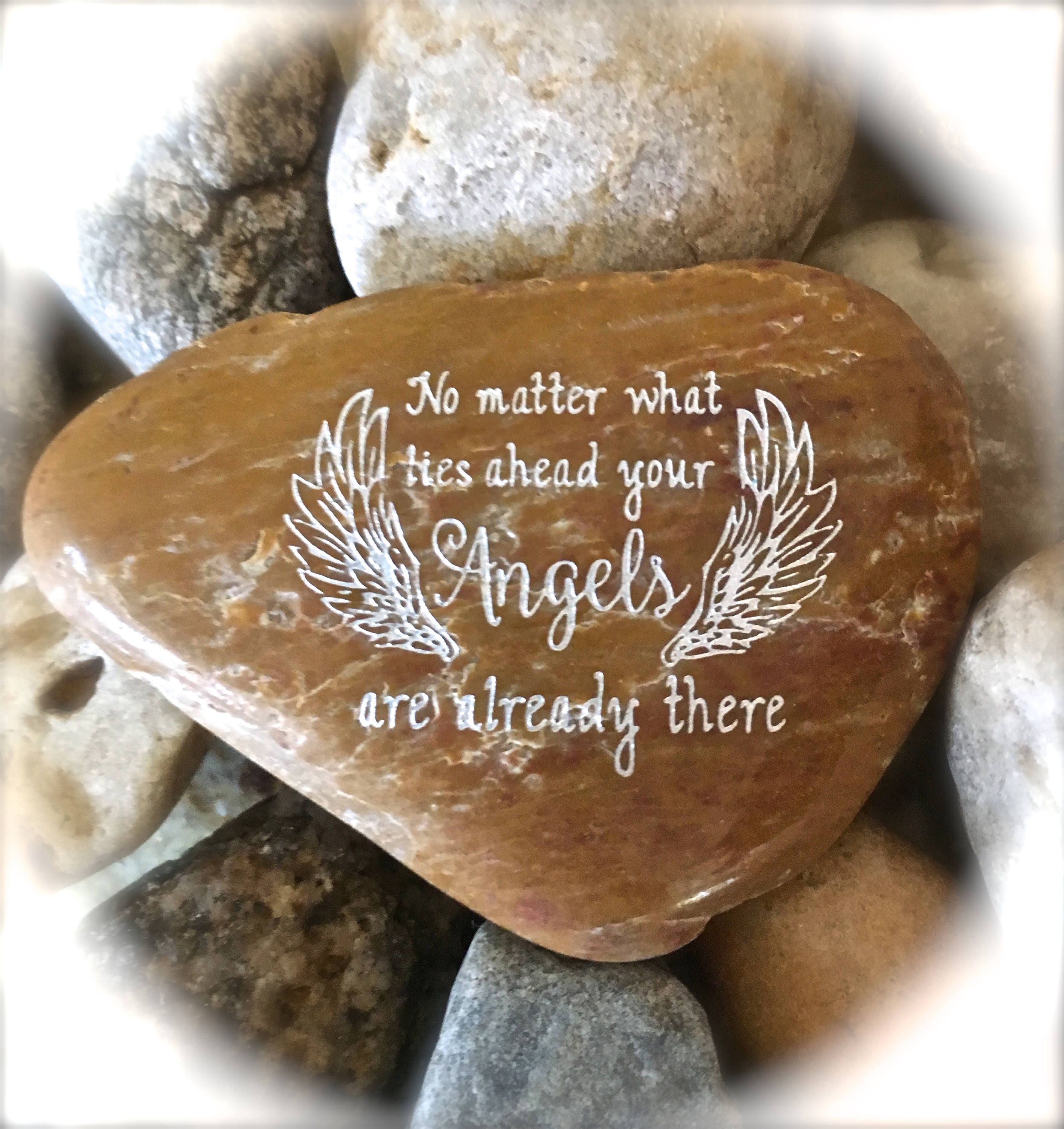 Inspirational Rock Engraved Word Rocks No Matter What Lies | Etsy