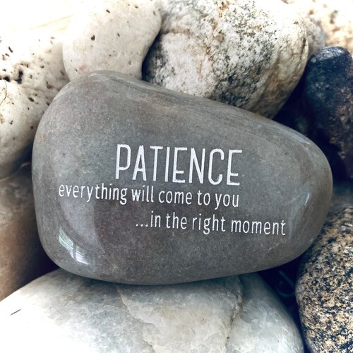 Inspirational Rock Engraved Word Rocks Positive | Etsy