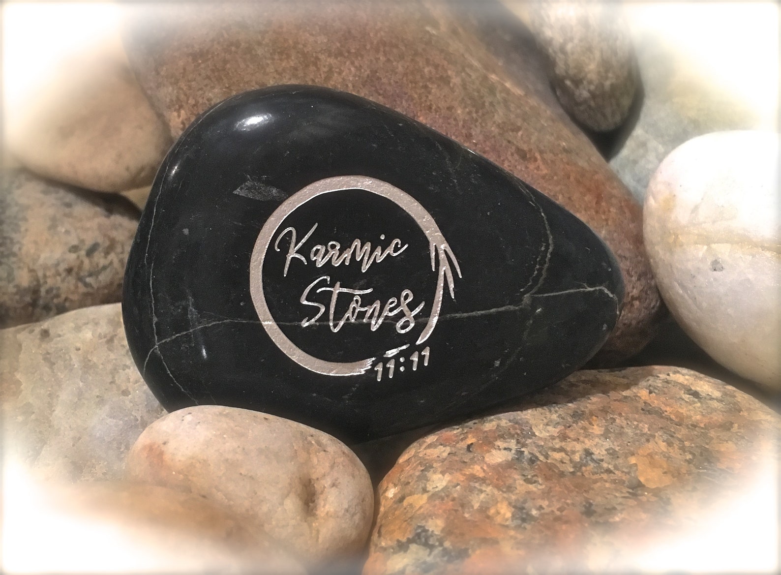 Inspirational Rock Engraved Word Rocks Find Your Tribe Love | Etsy