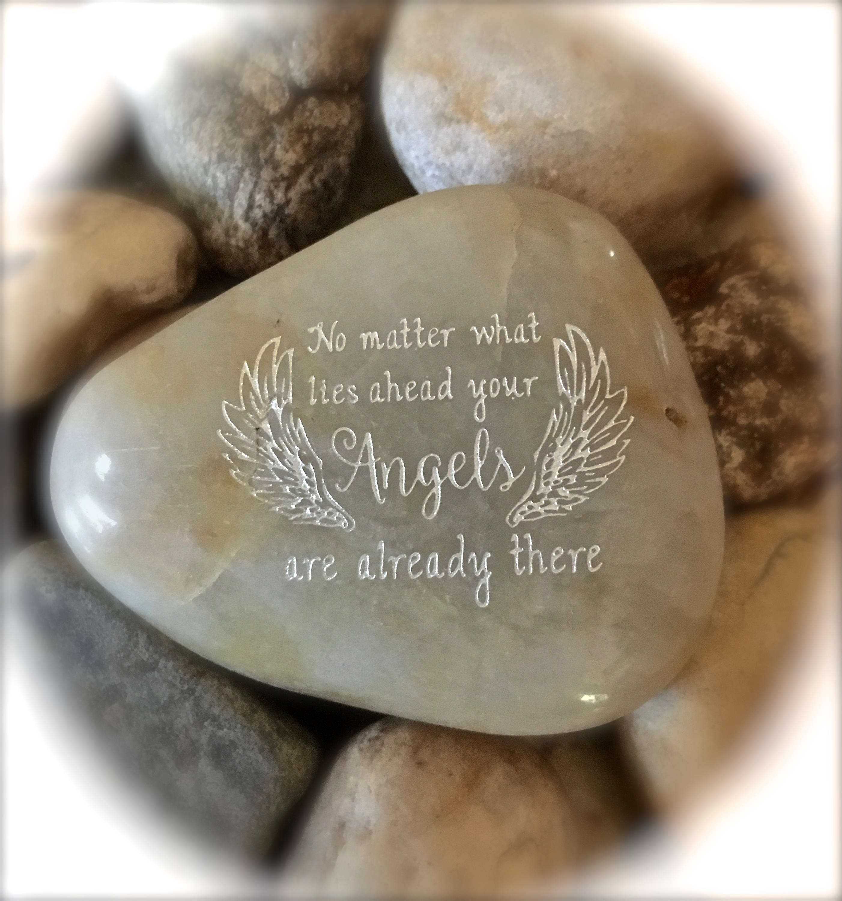 Inspirational Rock Engraved Word Rocks No Matter What Lies - Etsy