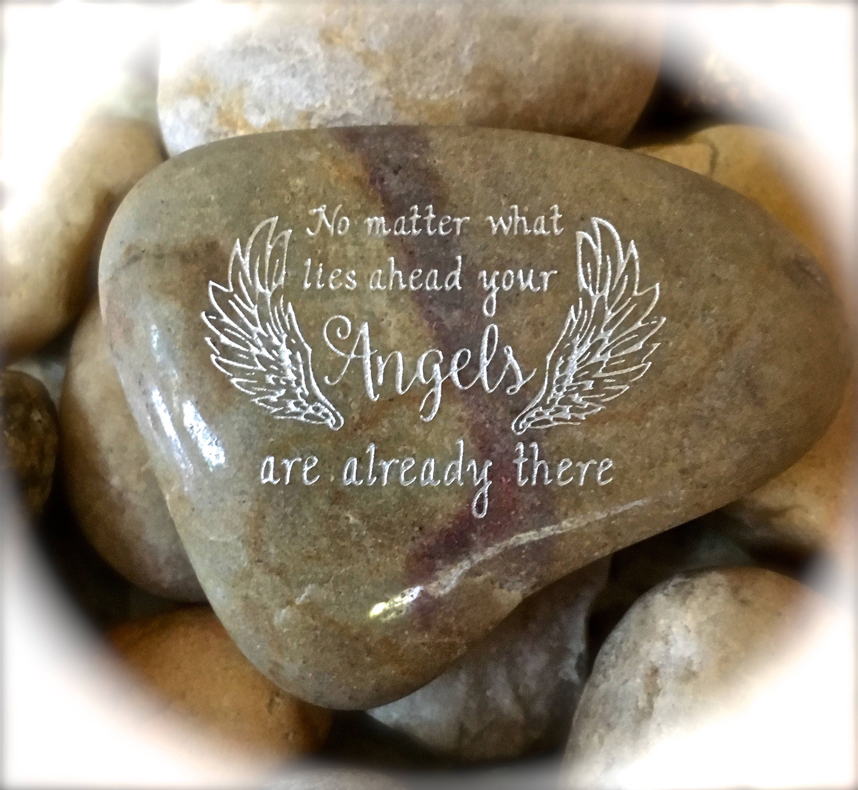 Inspirational Rock Engraved Word Rocks No Matter What Lies | Etsy