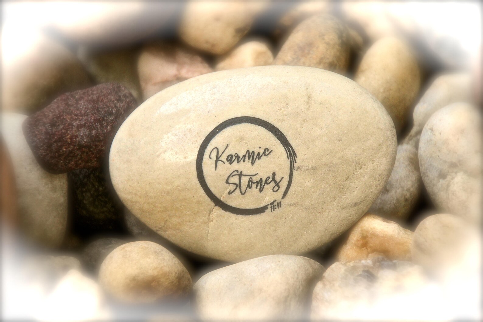 Inspirational Rock Engraved Word Rocks Passion She Has Fire | Etsy