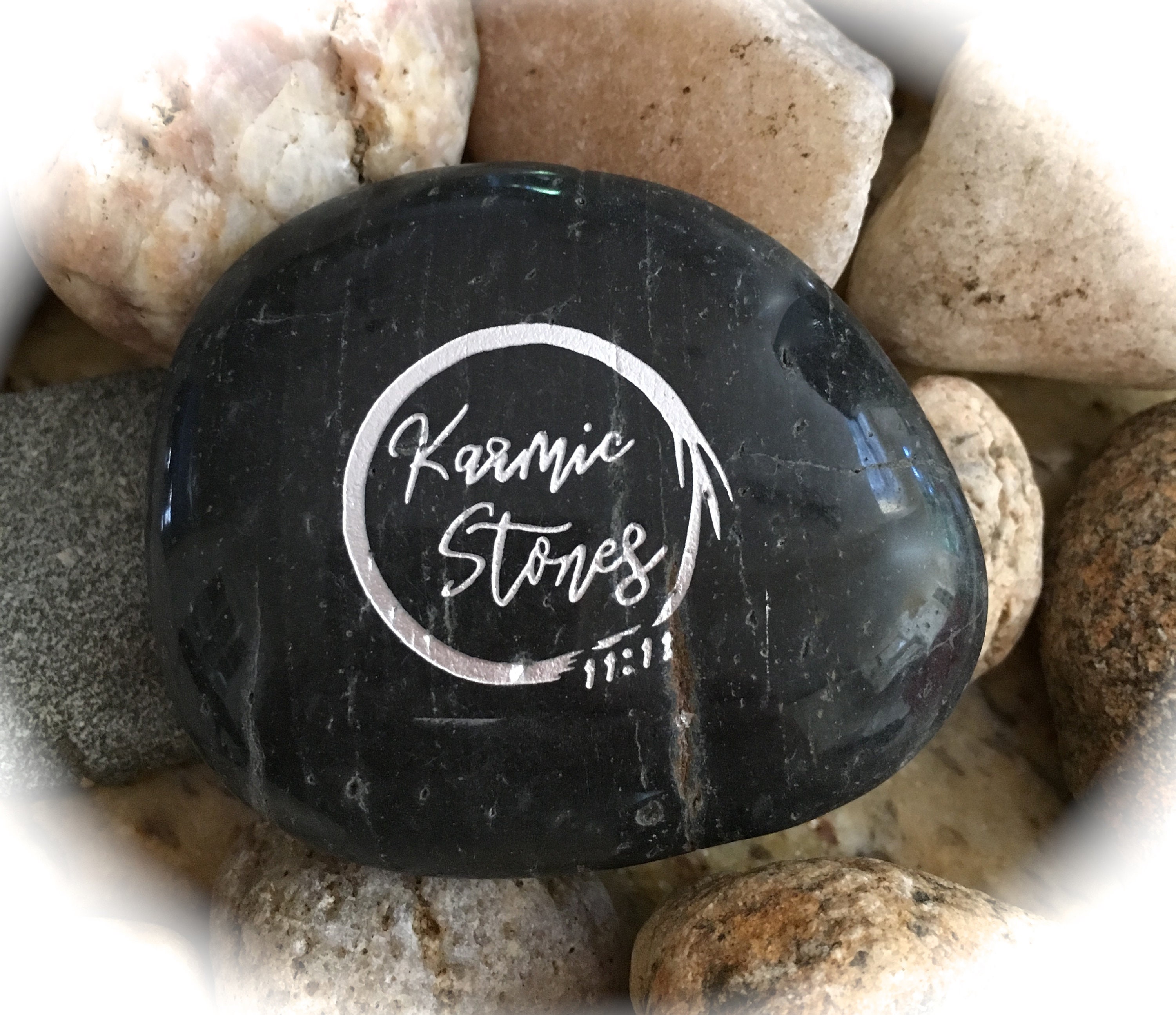 Inspirational Rock Engraved Word Rocks Love is Love is Love | Etsy