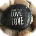 Inspirational Rock Engraved Word Rocks Love is Love is Love - Etsy