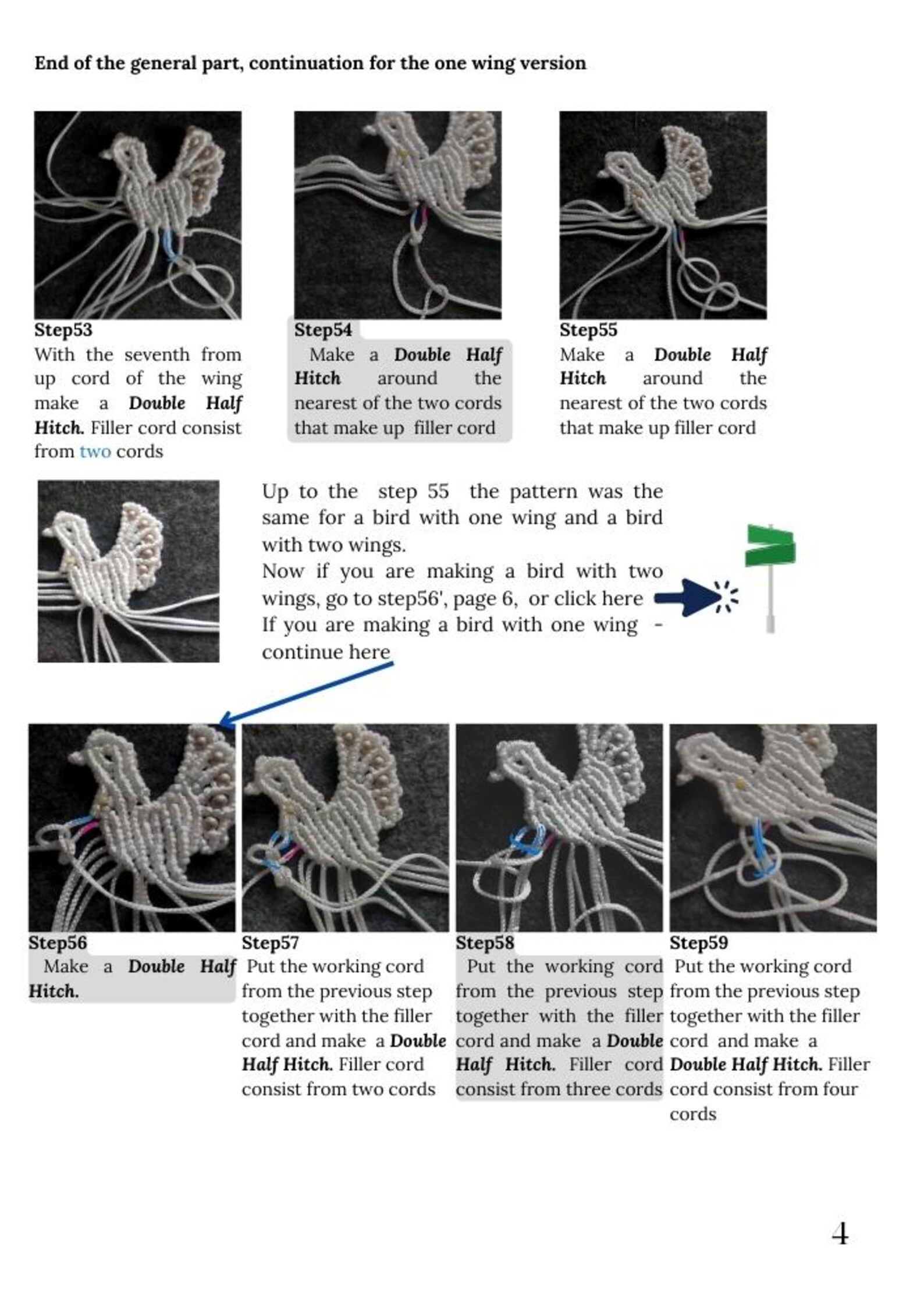Doves. DIY, Step-by-step Guide, Weaving Birds for Decoration and ...