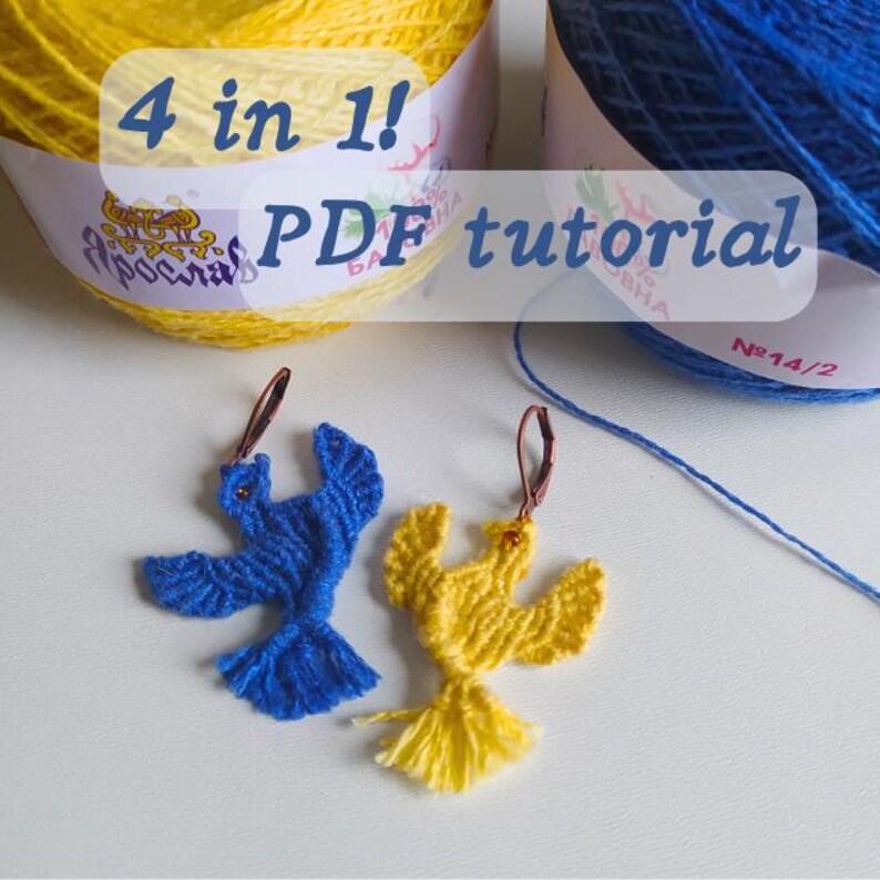 Doves. DIY, Step-by-step Guide, Weaving Birds for Decoration and ...