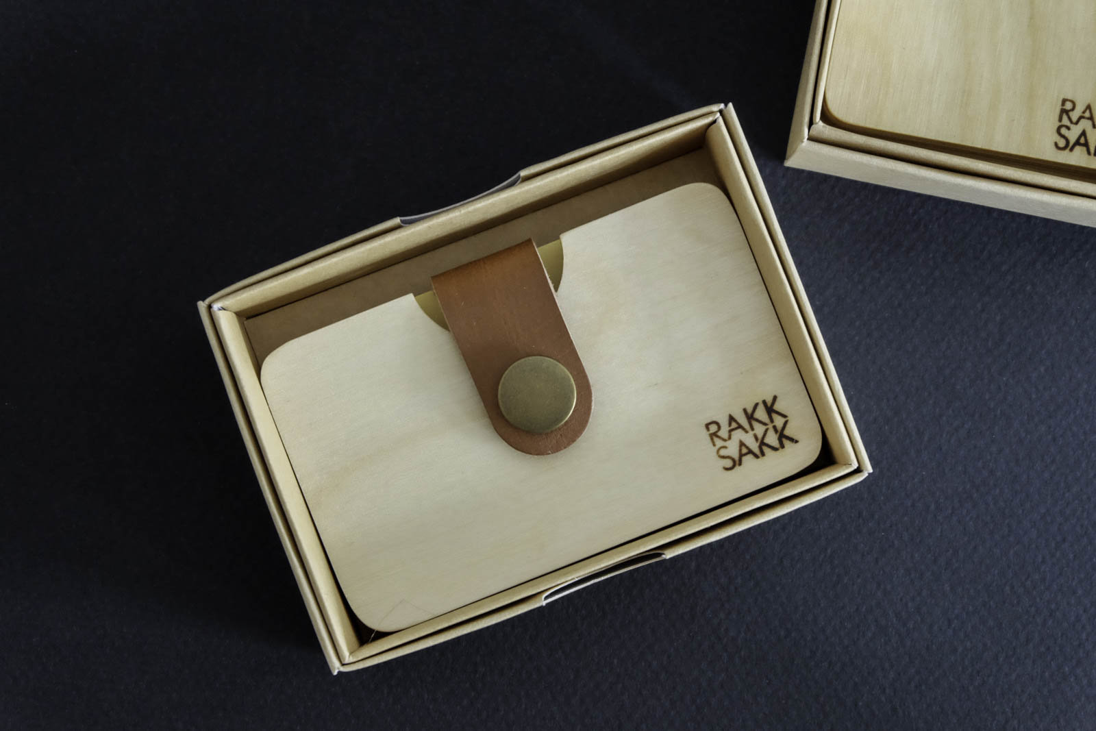 Wooden Card Case, Debit/credit Card Holder, Plywood Case, Natural Wood ...