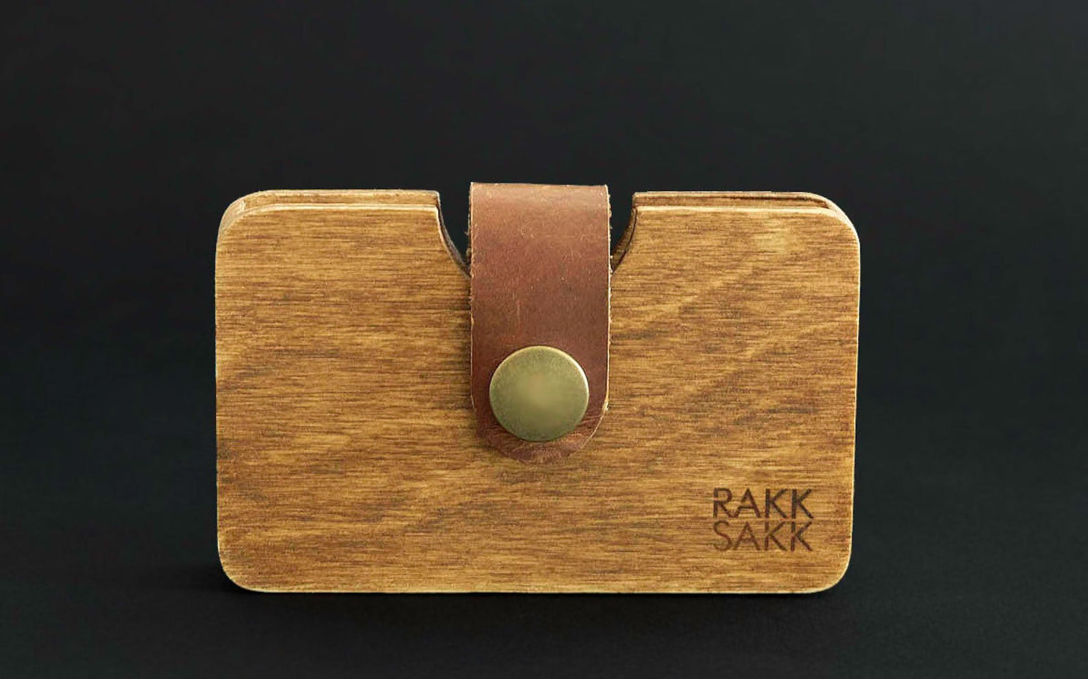 Wooden Card Case, Debit/credit Card Holder, Plywood Case, Natural Wood ...