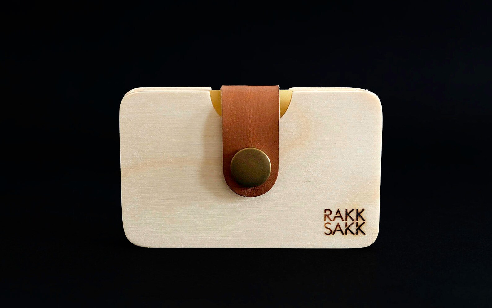 Wooden Card Case, Debit/credit Card Holder, Plywood Case, Natural Wood ...