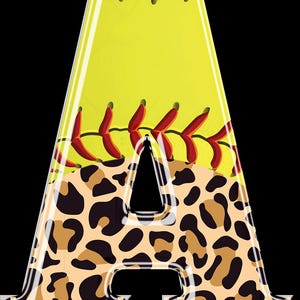 Softball Letters PNG, Softball Alphabet Letters PNG Bundle, Softball ...