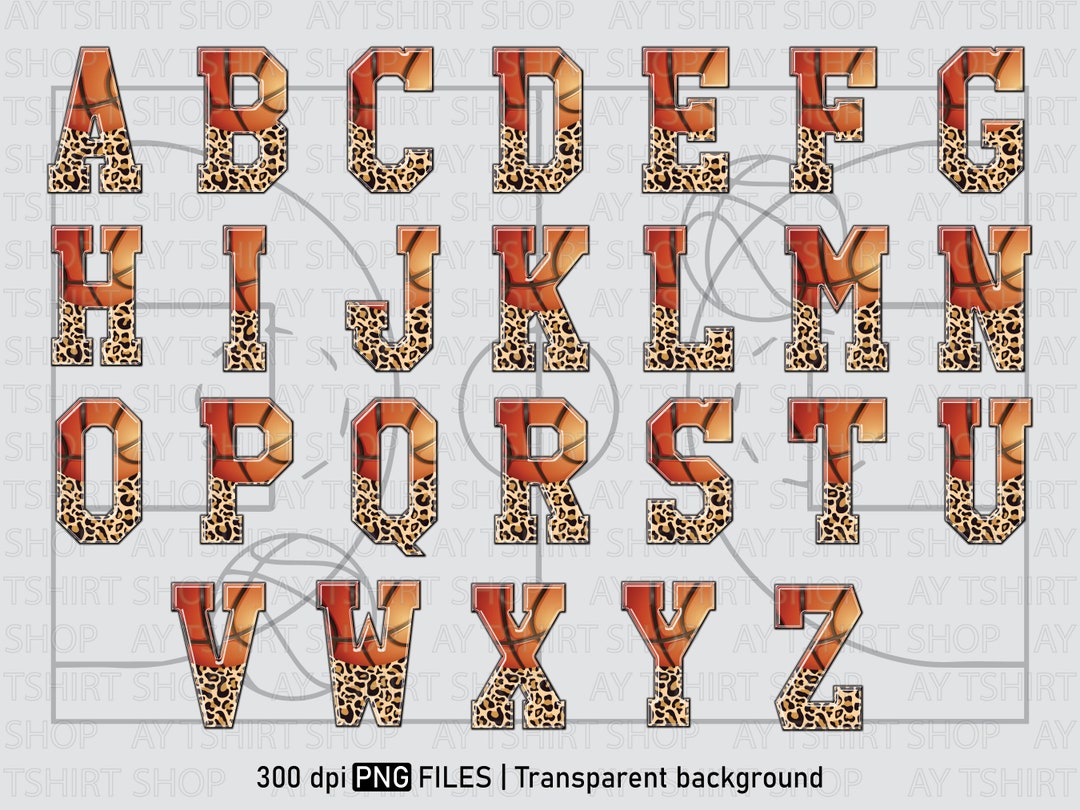 Basketball Alphabet PNG, Basketball Letters Png, Basketball PNG Letters ...