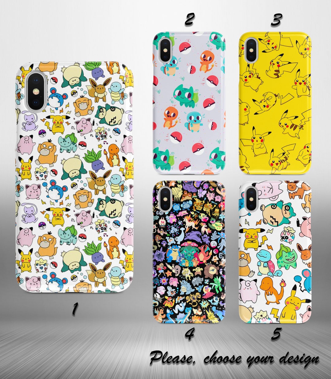 Pikachu Galaxy S24 Case Pokemon iPhone 14 15 Case SE Google Pixel 6 7 ...