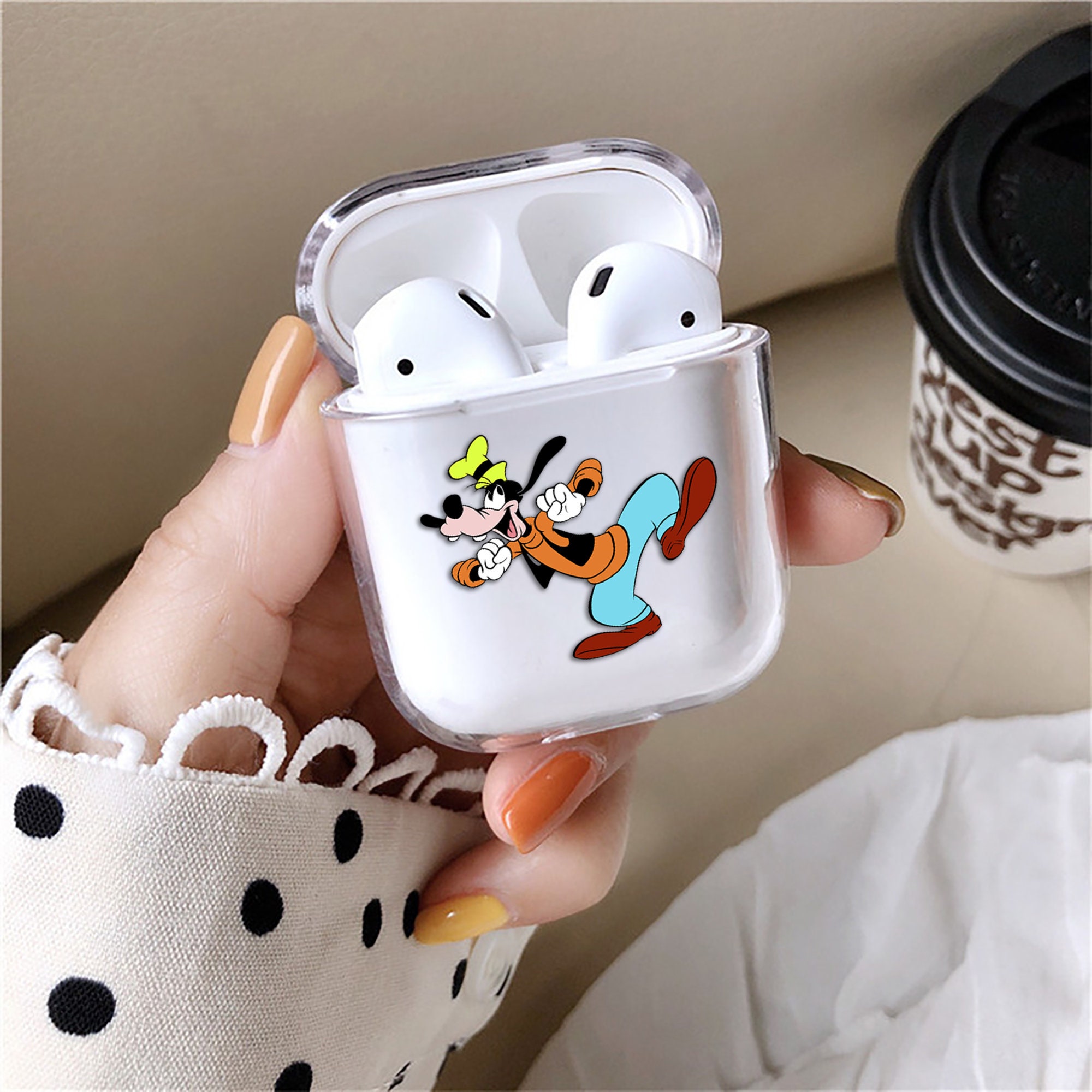 Disney Air Pods Case Clear Goofy Headphones Cover Dog Air Pods 3 Case ...