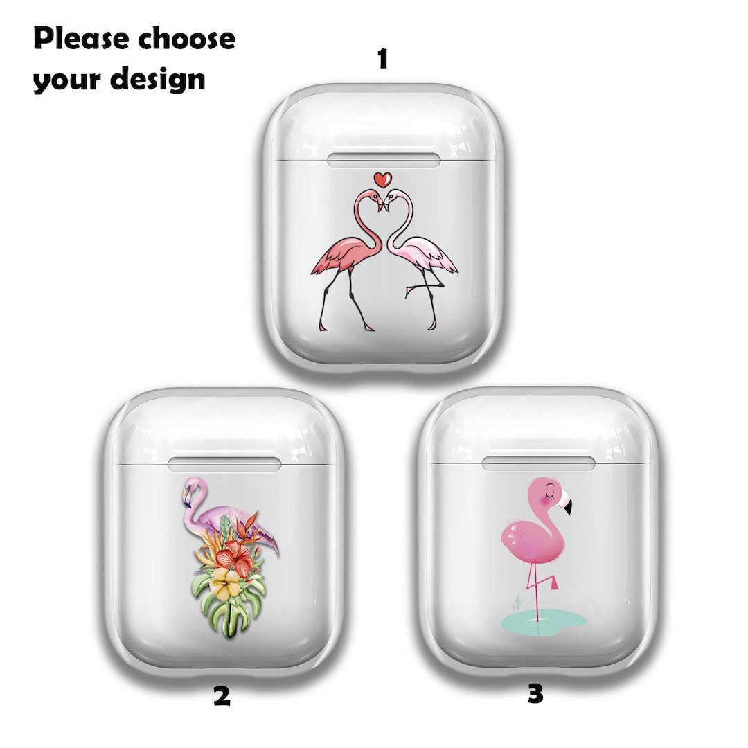 Flamingo Air Pods Case Clear Headphones Cover Bird Air Pods 3 - Etsy
