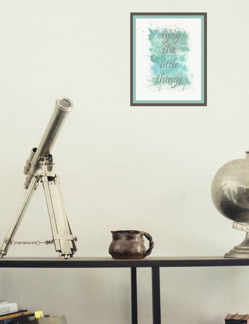 Printable Wall Art ~ Enjoy the Little Things ~ Digital Art Print ...