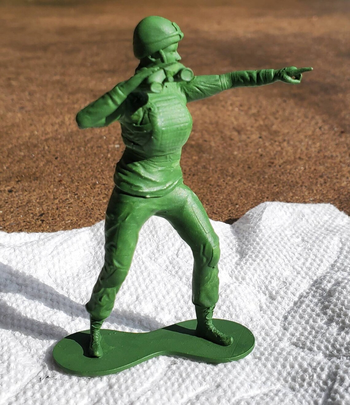 Female Toy Soldier - 3D Printed and Painted - Etsy