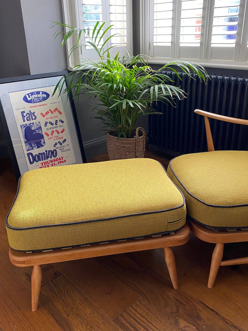 Ercol 203 Chair and Footstool Cushion Covers Made to Order. Custom ...