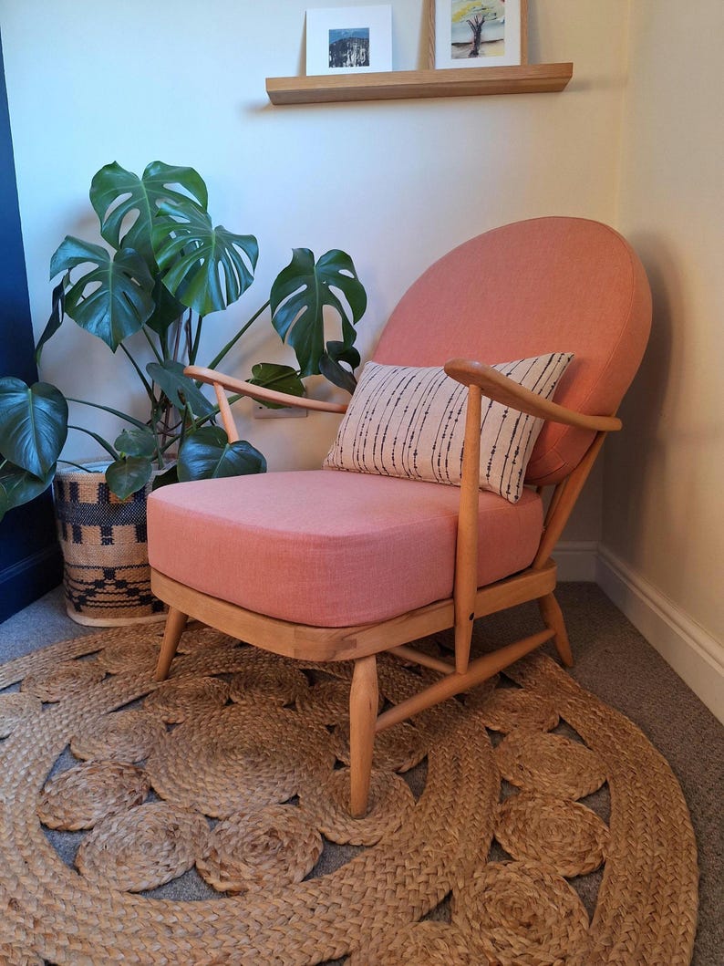 Ercol 203 Chair and Footstool Cushion Covers Made to Order. Custom ...