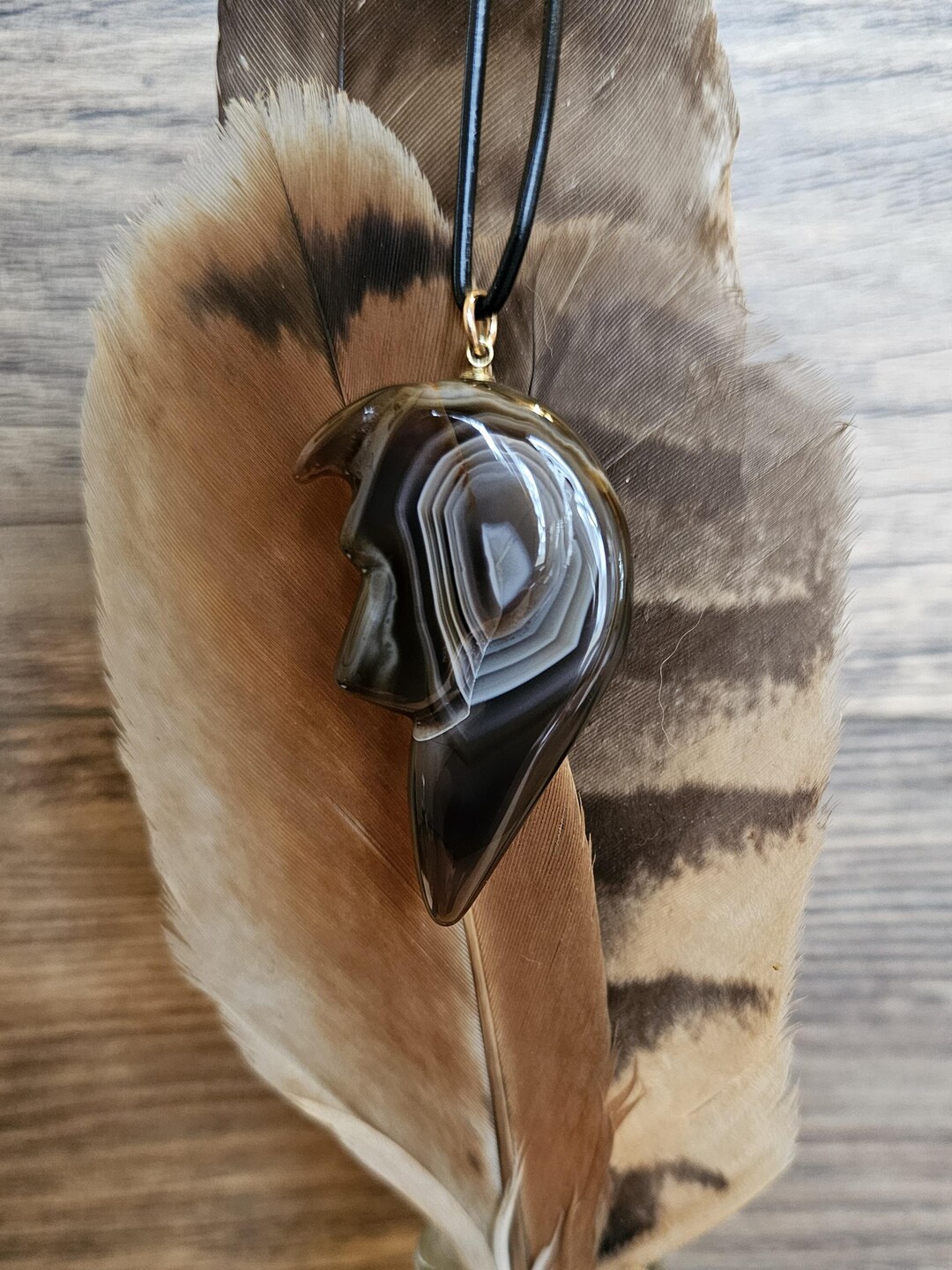 Lake Superior Agate Dog Pendant Necklace by Mother Earth Agates - Etsy