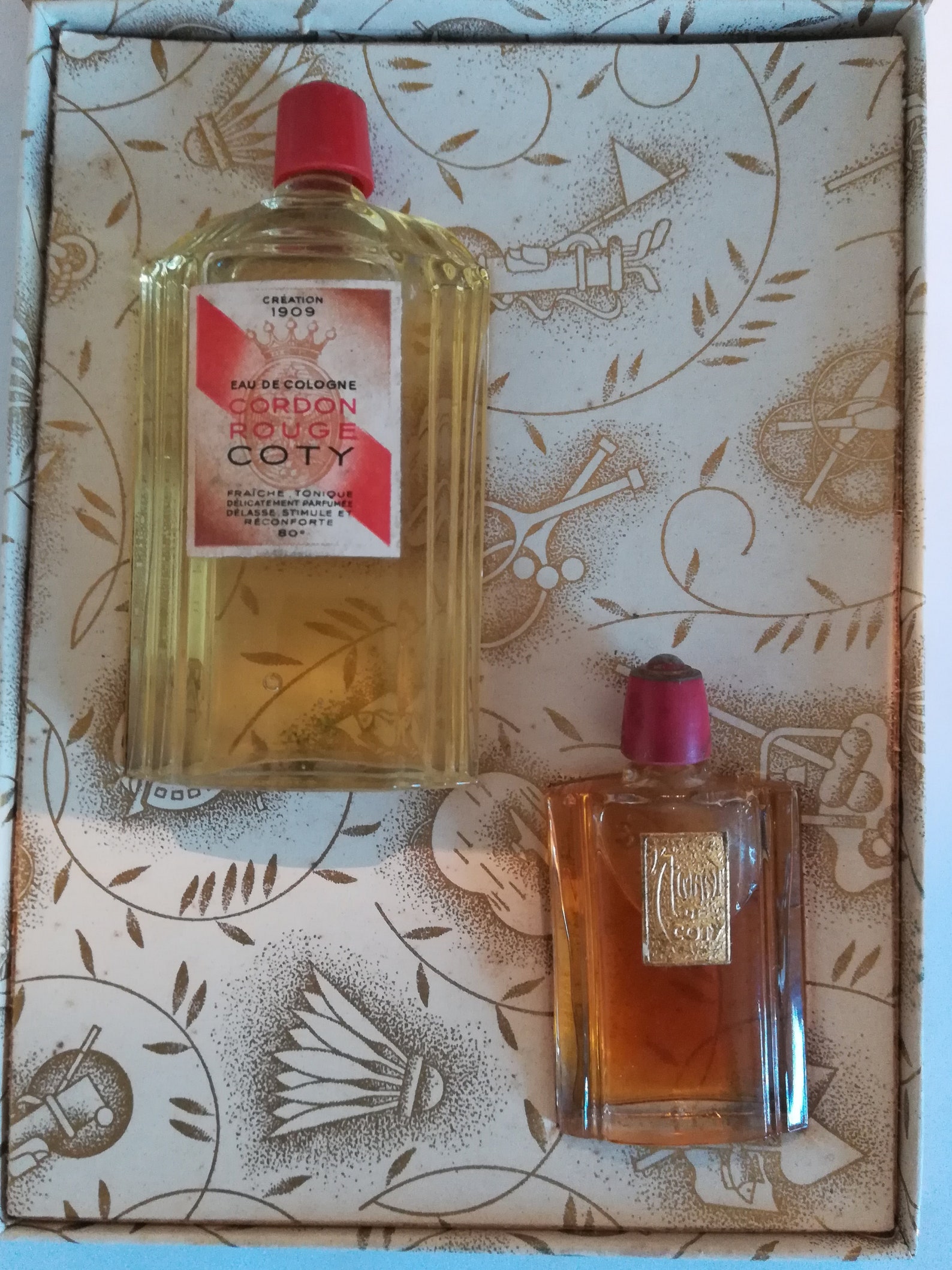 Box François Coty Cordon Rouge - Etsy UK