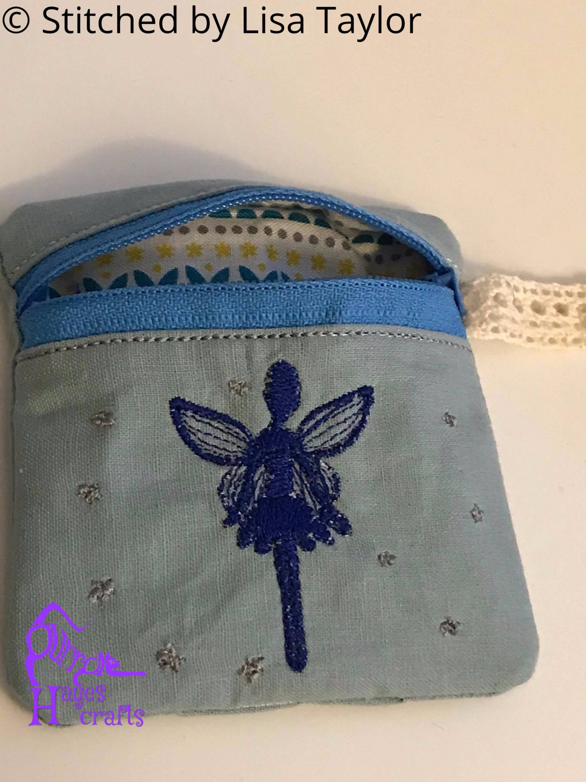 ITH Fairy 2 Coin Purse Machine Embroidery Design - Etsy Australia