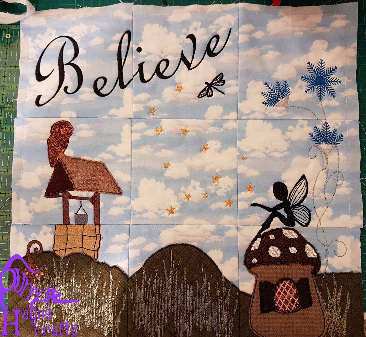 ITH believe Tile Scene Machine Embroidery Design - Etsy