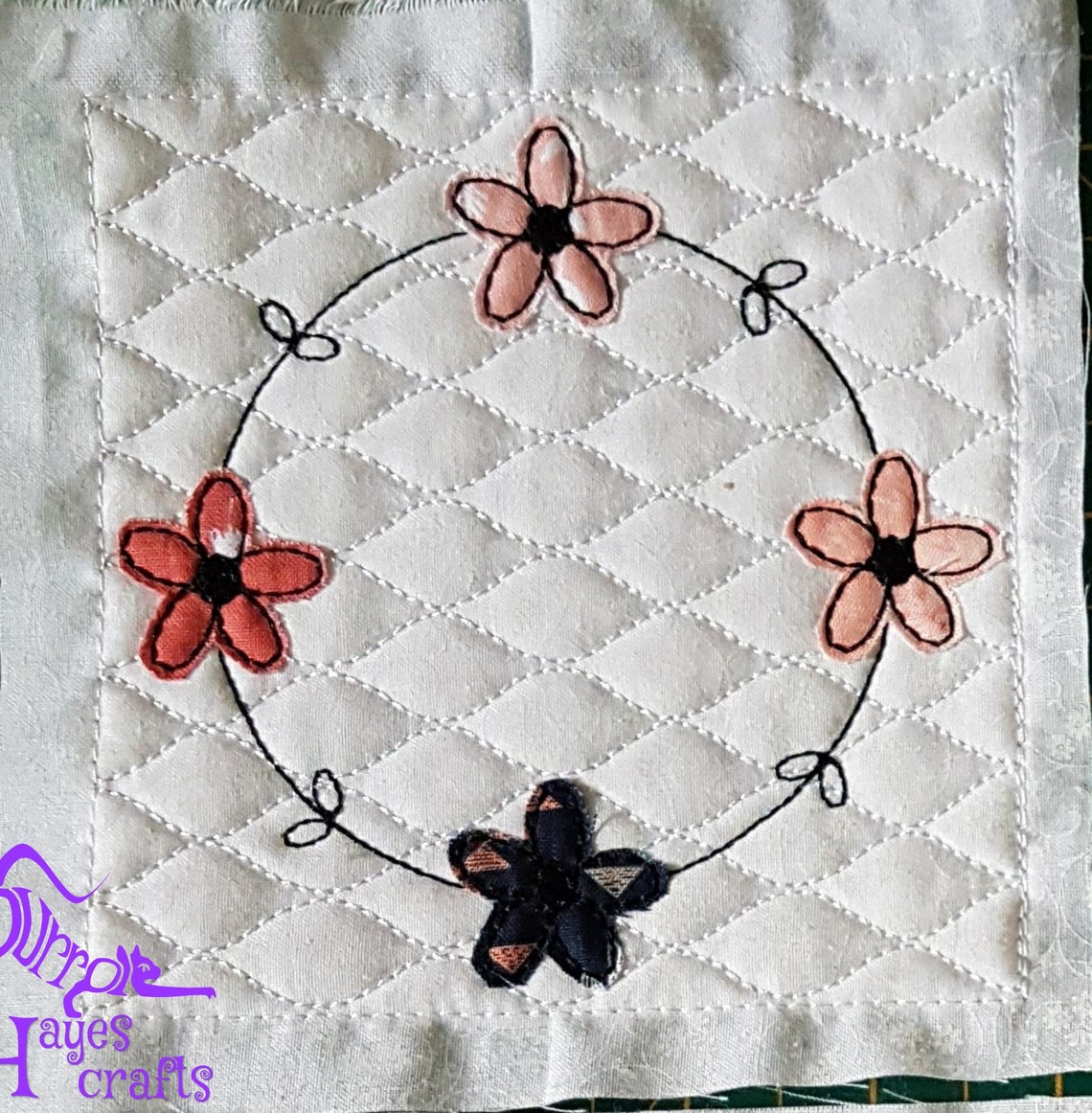 ITH Flowers Quilt Blocks Machine Embroidery Design 4x4 5x5 - Etsy UK