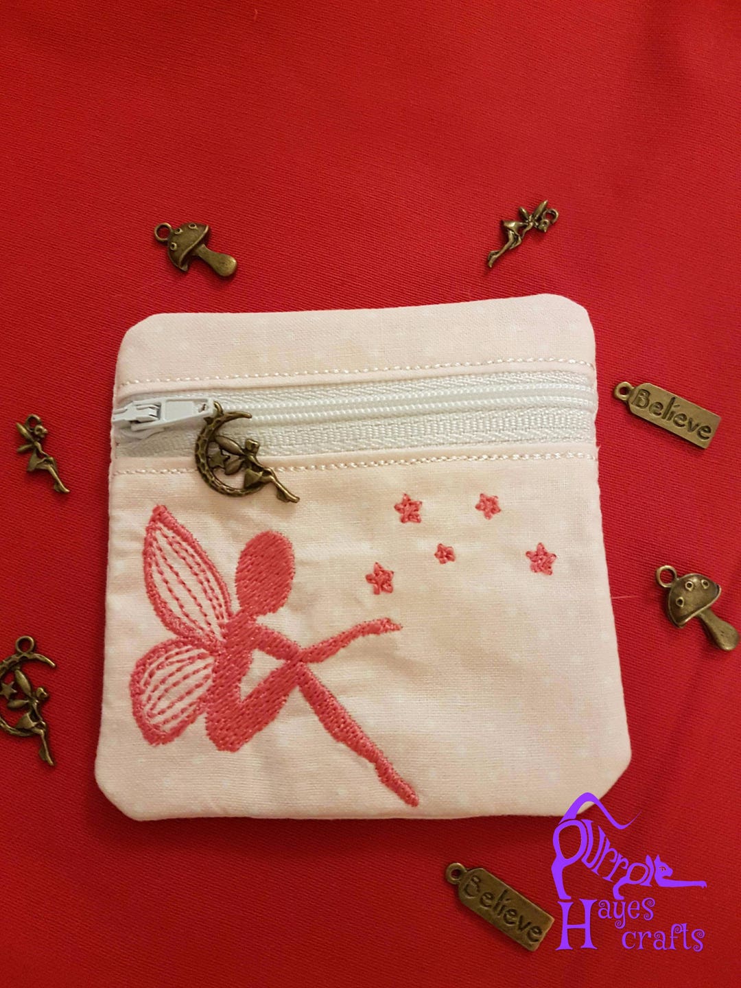 ITH Fairy Coin Purse Machine Embroidery Design - Etsy
