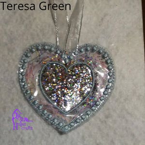 ITH Hanging Heart Machine Embroidery Design - Etsy