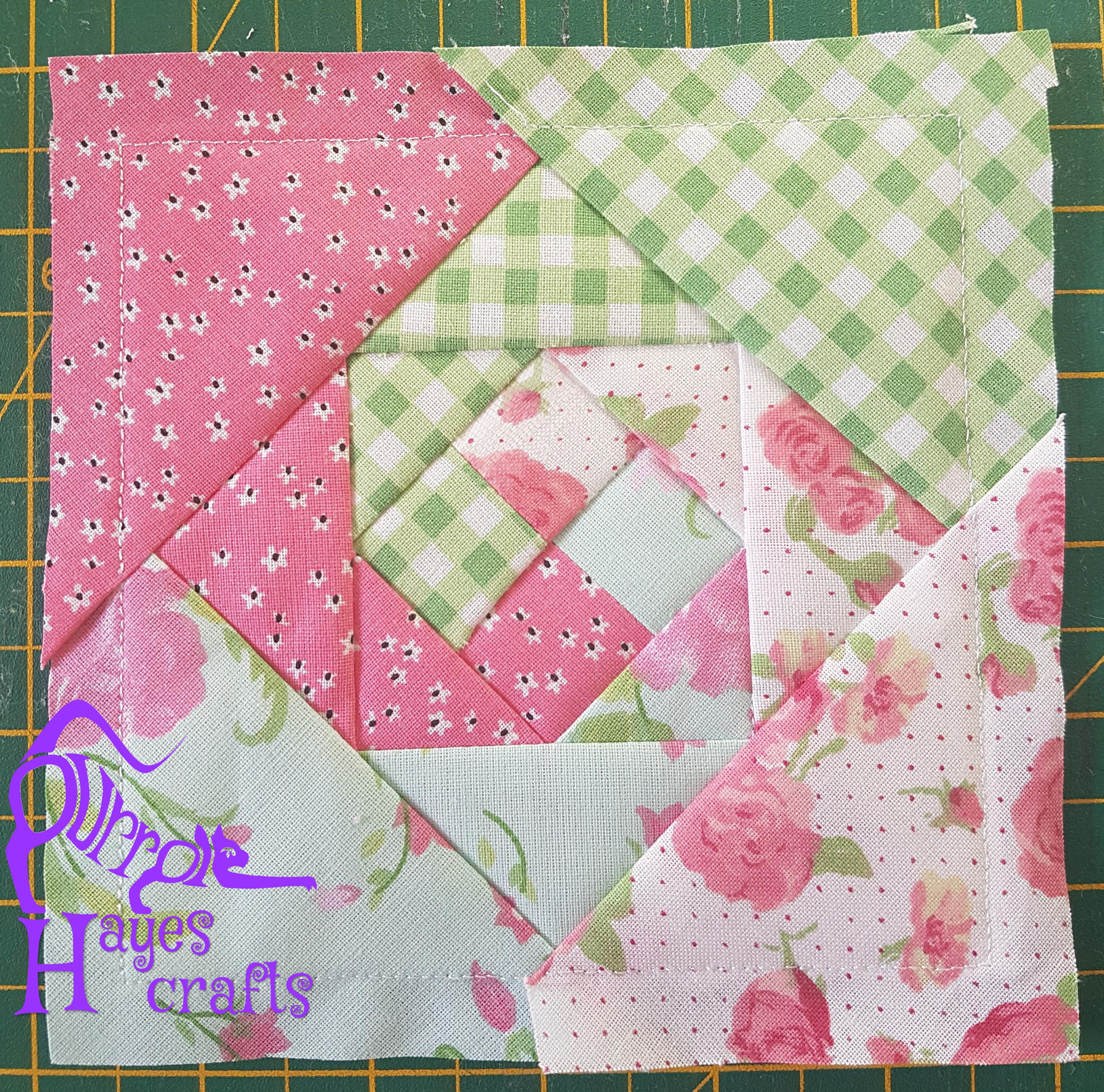 ITH Snail Trail Quilt Block Machine Embroidery Design (5x5, 6x6 & 8x8 ...